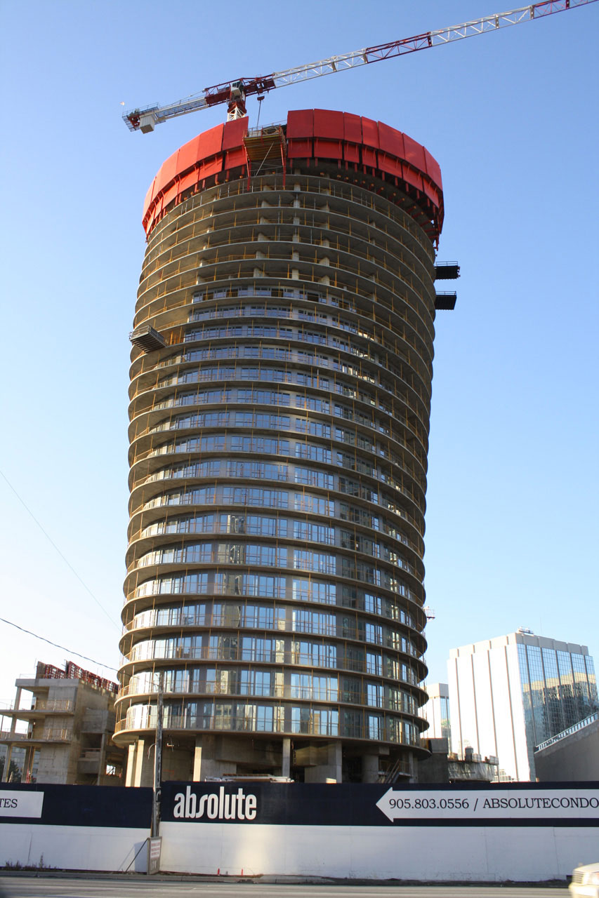 Absolute World Condos Rising Fast In Mississauga | UrbanToronto
