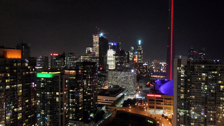 Photo Of The Day: The Night Time Skyline From Montage Condo | UrbanToronto