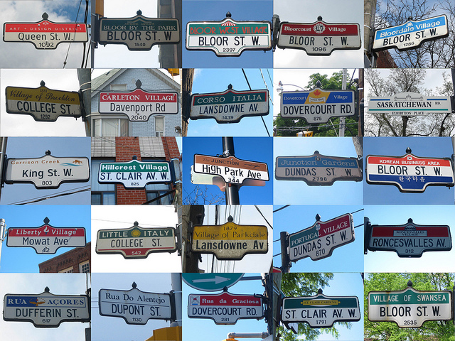 Toronto's Street Signs: A Microcosm Of The World | UrbanToronto