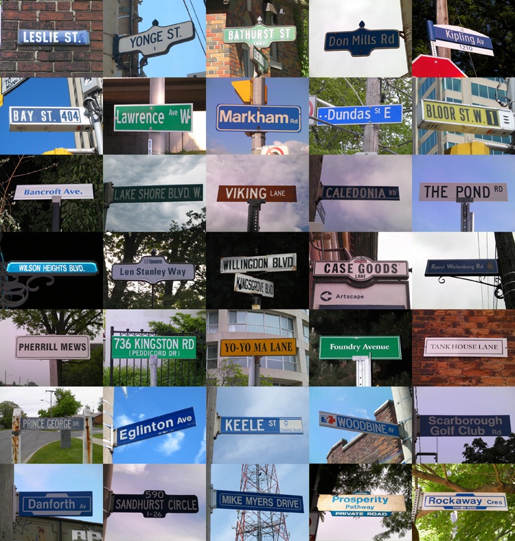 Surprise: Toronto's Street Signs Make For Engaging Works Of Art ...