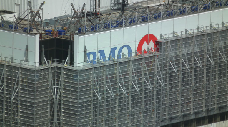 Quick Pic(s): First Canadian Place Re-Cladding Slowly Being Revealed ...