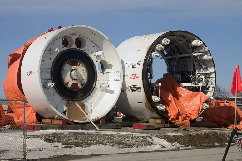 TBM Assembly Begins For The Spadina Subway Extension | UrbanToronto