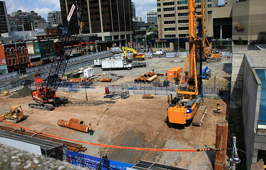 Photo Of The Day: Construction Finally Begins At One Bloor East Condos ...