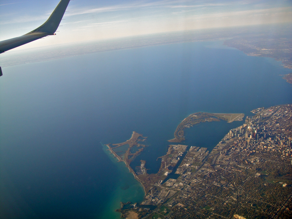 Photo Of The Day: Flying High Above Downtown Toronto | UrbanToronto