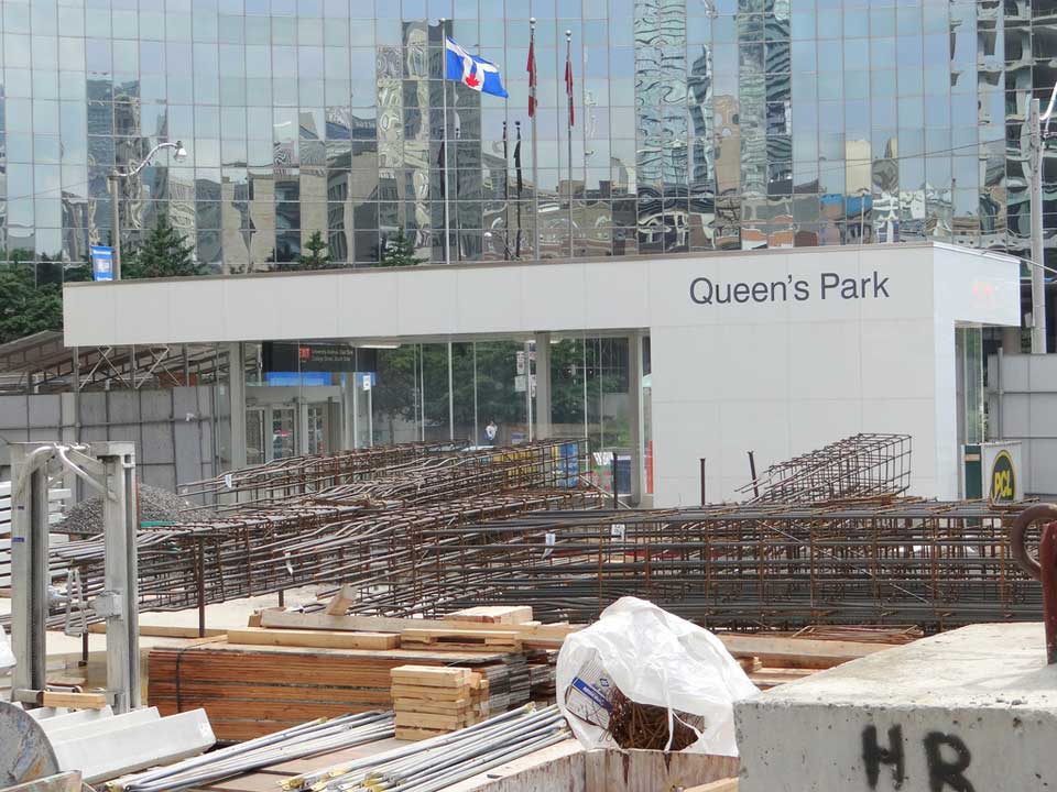 Queen's Park Station Entrance Ready to Open at MaRs Discovery District ...