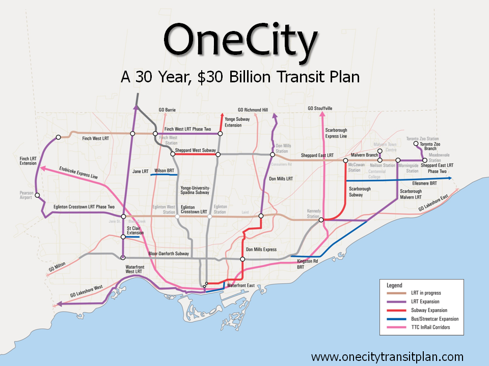 The OneCity Plan and the Shifting Transit Landscape | UrbanToronto