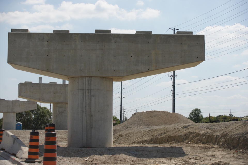 Pearson AirRail Link Construction Underway | UrbanToronto