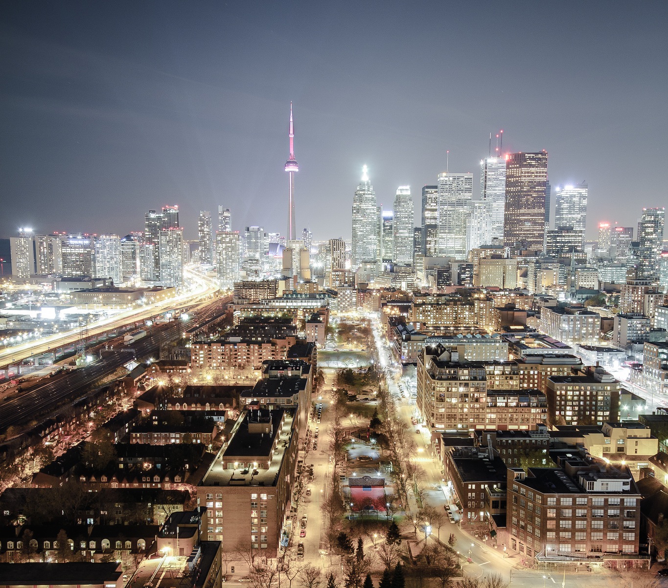 Photo of the Day: Toronto Glows At Night | UrbanToronto