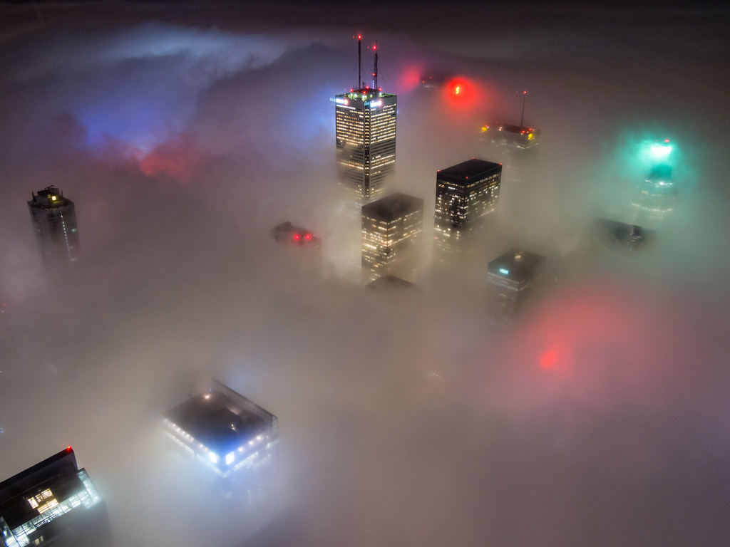 Photo of the Day: Ghostly Lights | UrbanToronto