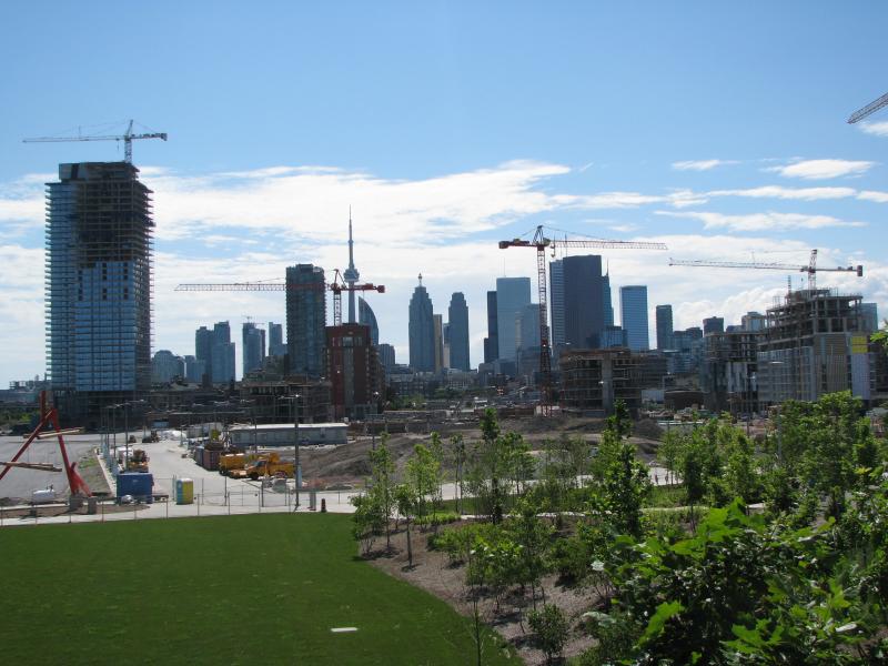 Photo of the Day: From Corktown Common | UrbanToronto