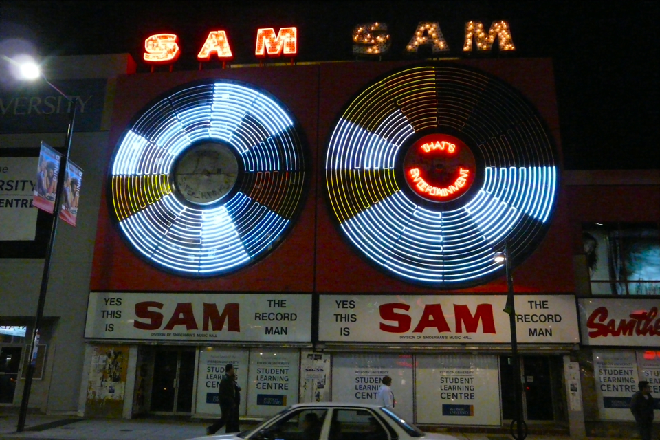 What is Ryerson to do with Sam The Record Man's Sign? | UrbanToronto