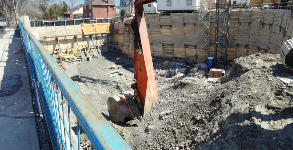 Excavation Progressing at Devron's Flo Condominiums in North York | UrbanToronto