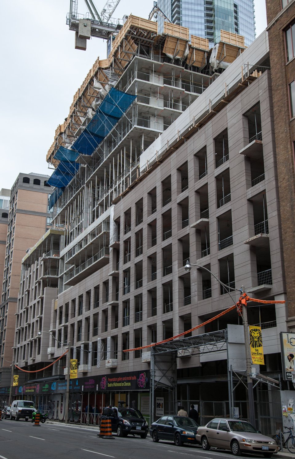 Podium Cladding Taking Shape at Studio and Studio2 on Richmond ...
