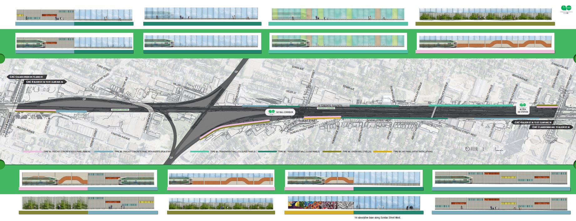 Metrolinx Adds Colour and Cover Across Toronto's West Side | UrbanToronto