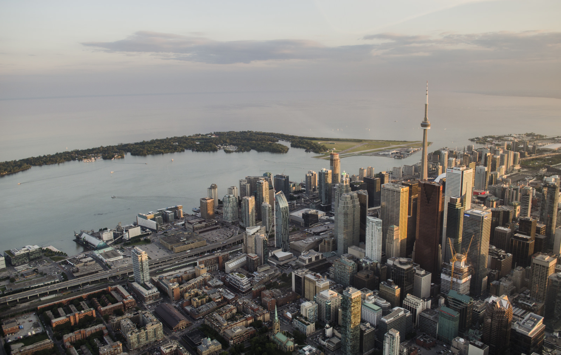 Photo of the Day: Flying Over Toronto | UrbanToronto