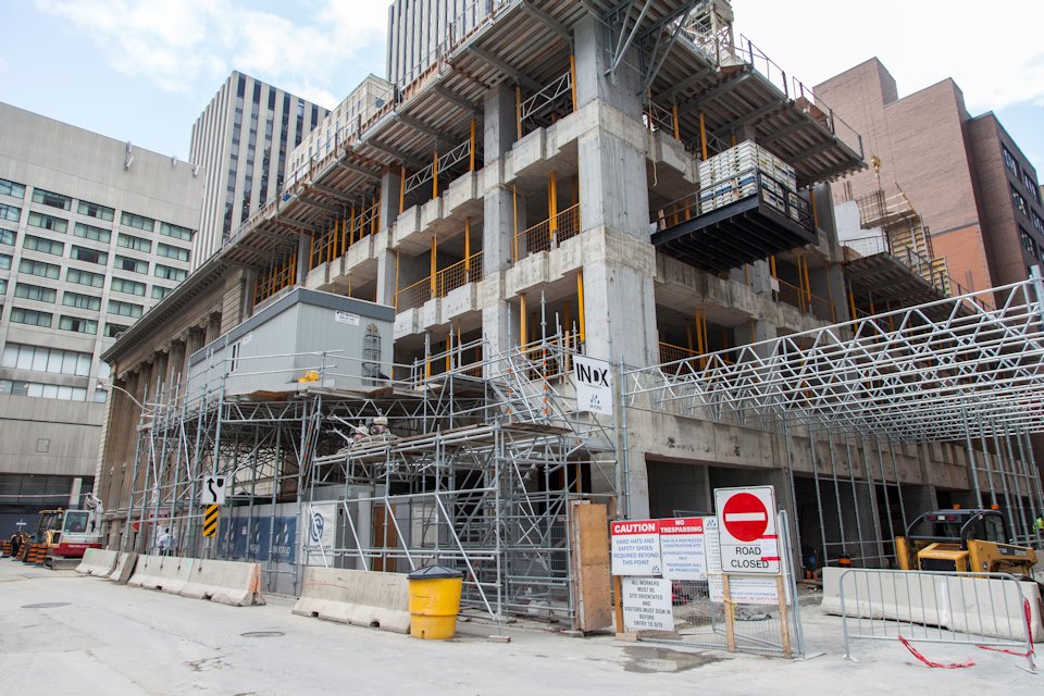 Podium Levels in Place at Lifetime's INDX Condos | UrbanToronto