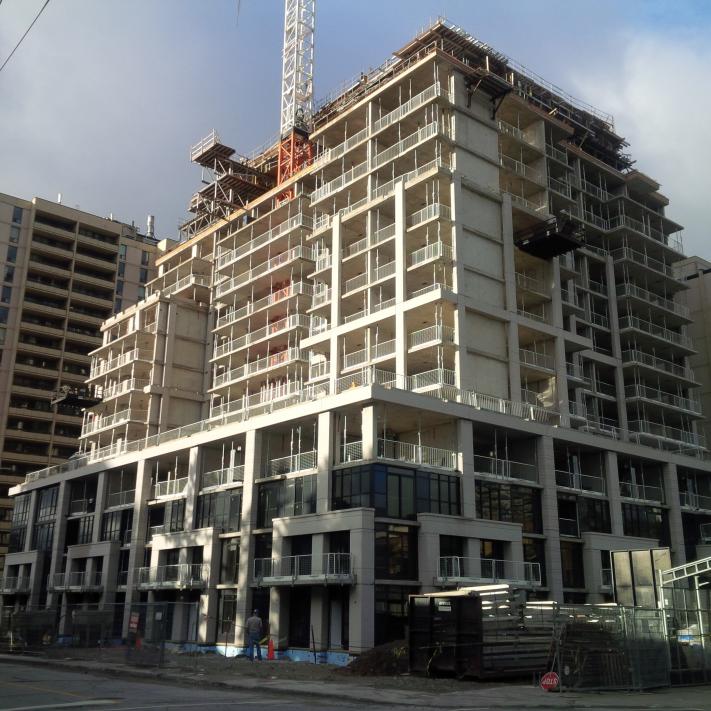 KG Group's 299 Roehampton Taking Shape Fast | UrbanToronto