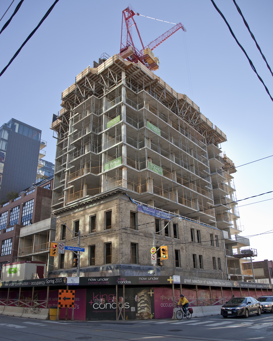 Upper Floors Taking Shape At King + Condos | UrbanToronto