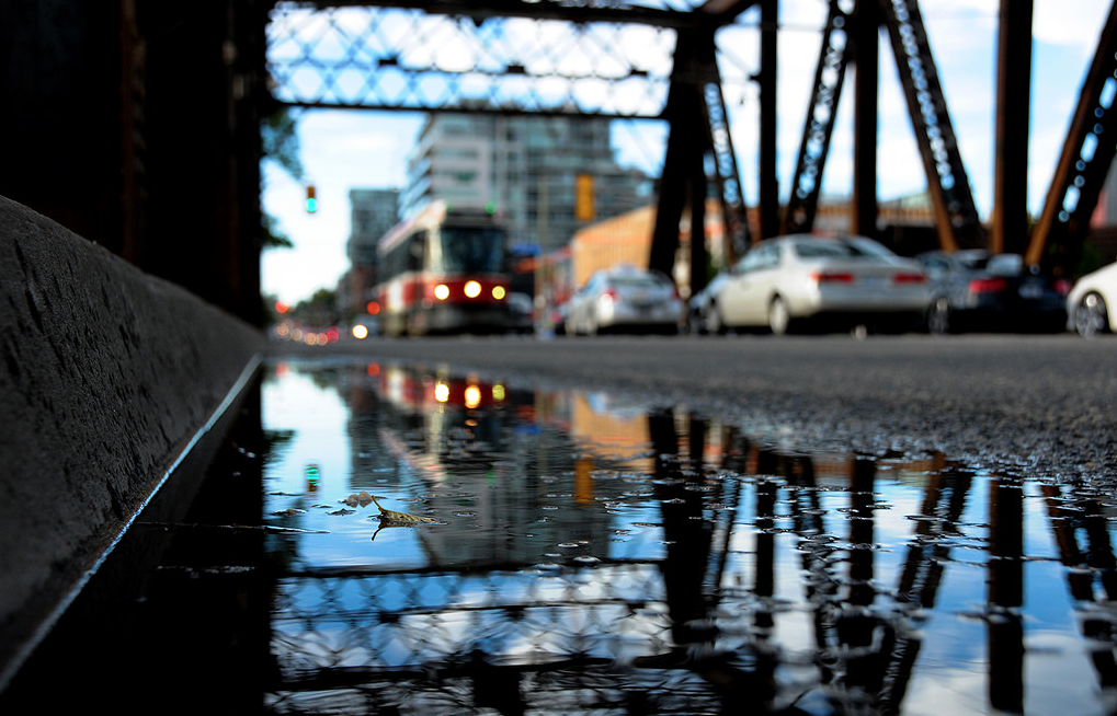 Photo of the Day: Reflected Traffic | UrbanToronto