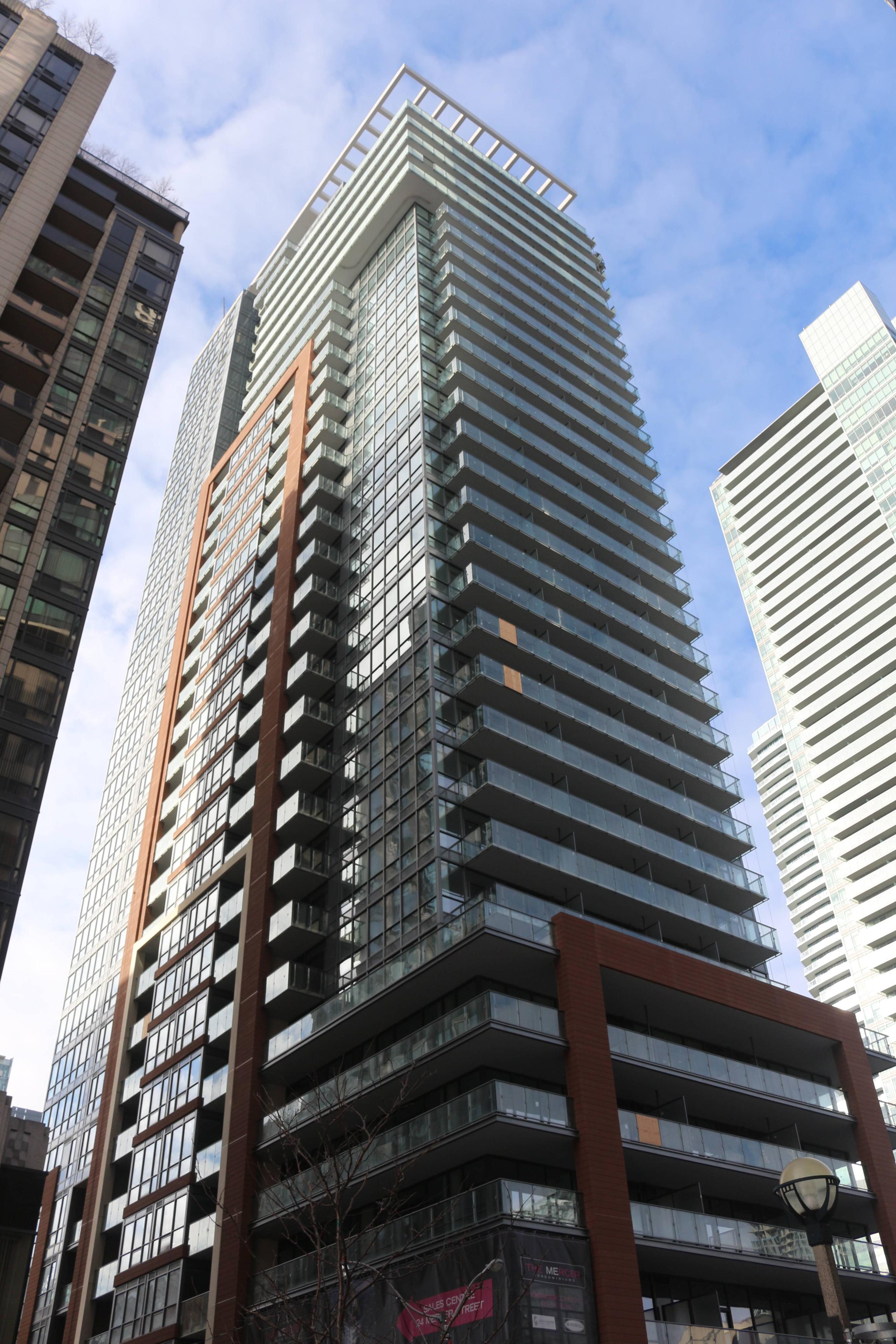 The Mercer Approaching Completion Across From Metro Hall | UrbanToronto