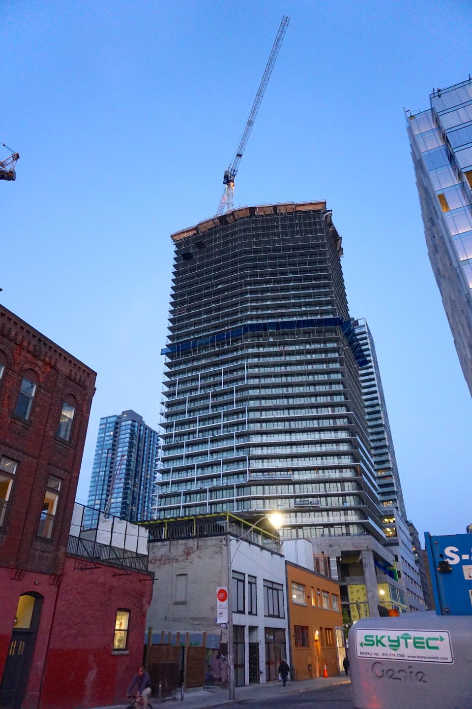 Exterior Framing Being Installed At Tableau Condominiums | UrbanToronto