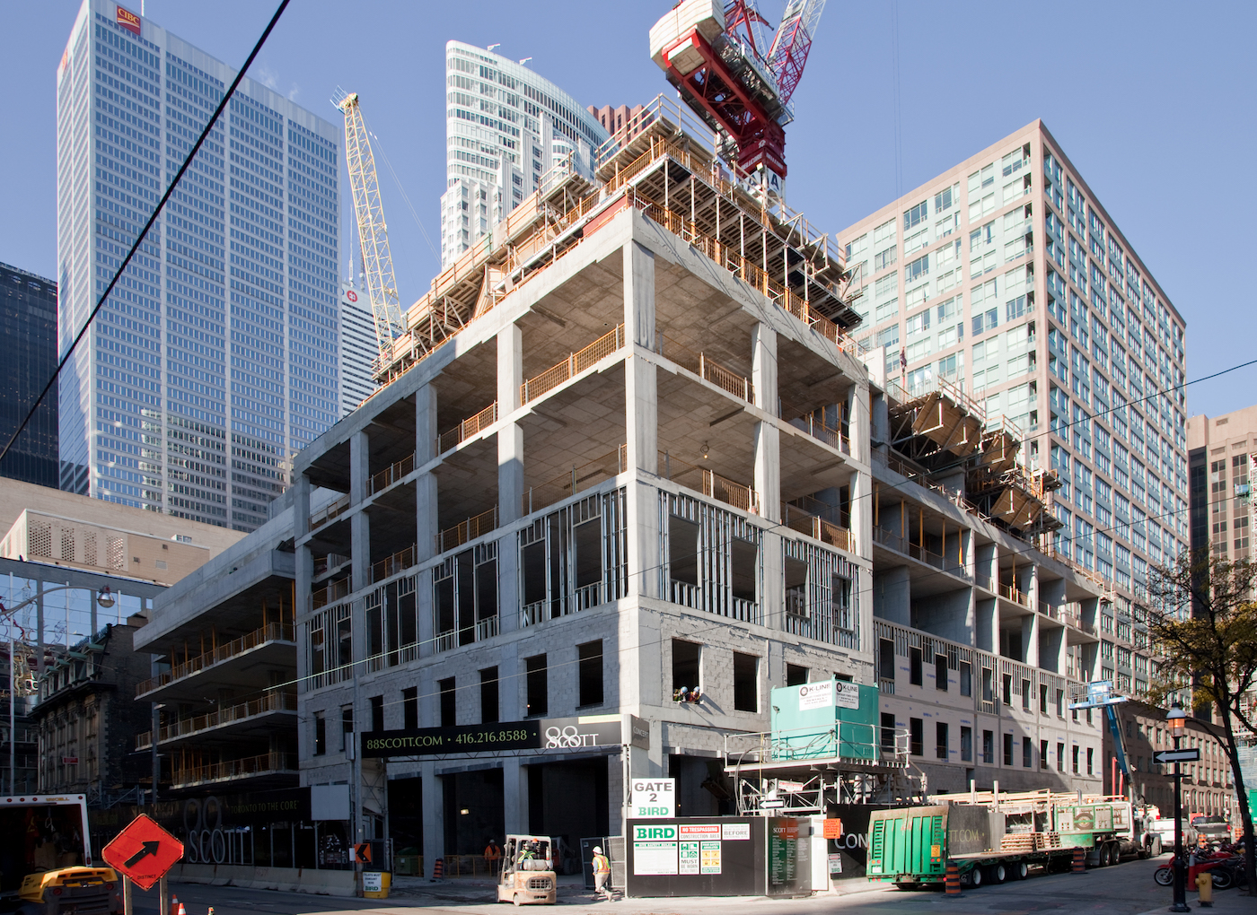 Tower Floors Rising at Concert's 88 Scott Street | UrbanToronto