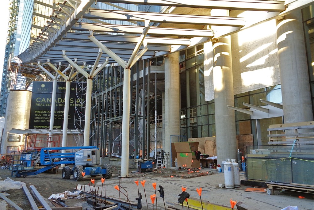 Podium Steel Work at Trump Vancouver Nearing Completion | SkyriseVancouver