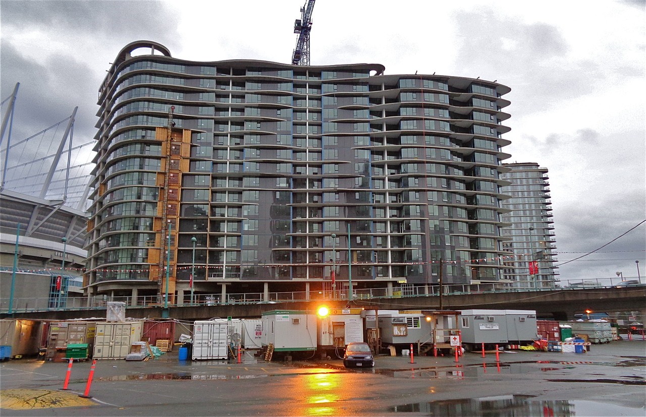 Construction Topped Out at Vancouver's One Pacific | SkyriseVancouver