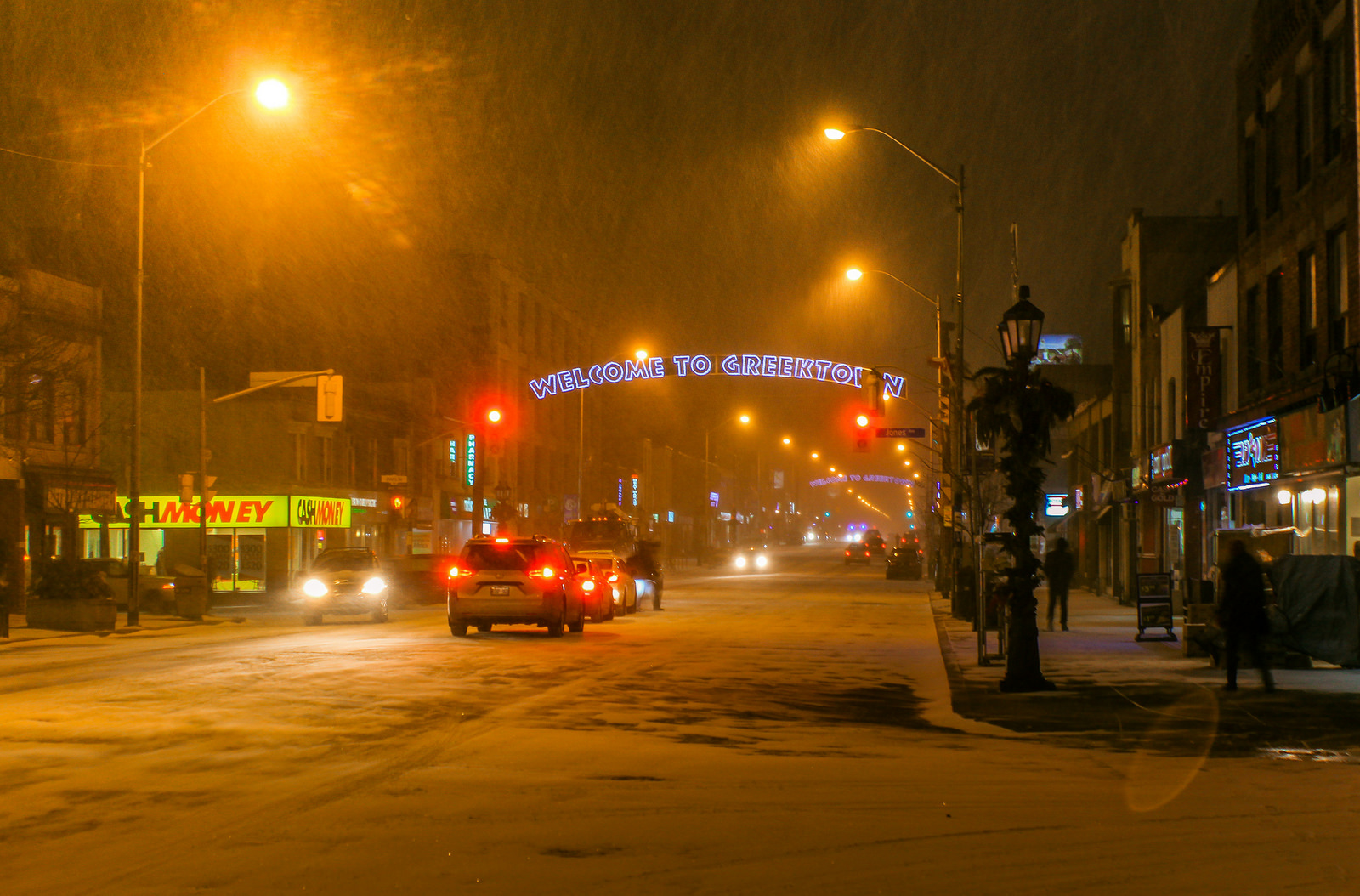 Photo of the Day: Snow on the Danforth | UrbanToronto