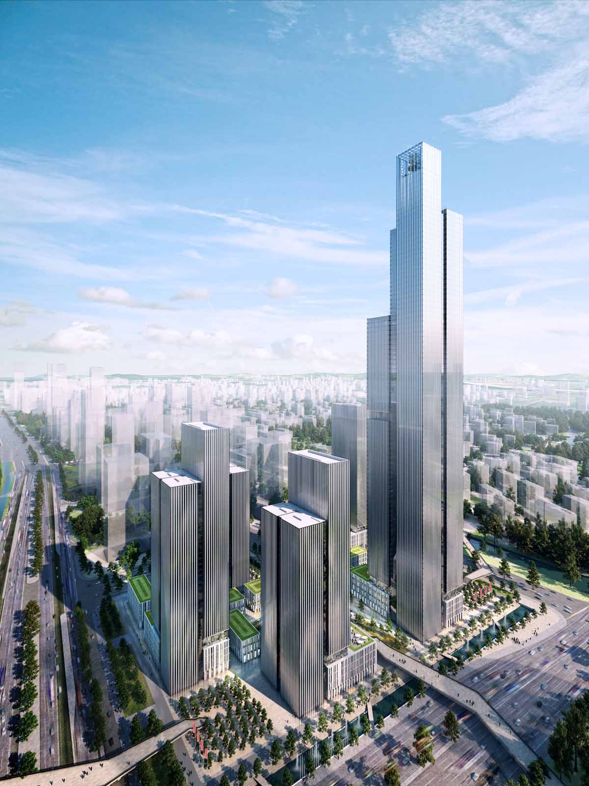 German Firm gmp Architekten Chosen for Five-Tower Nanjing Project ...