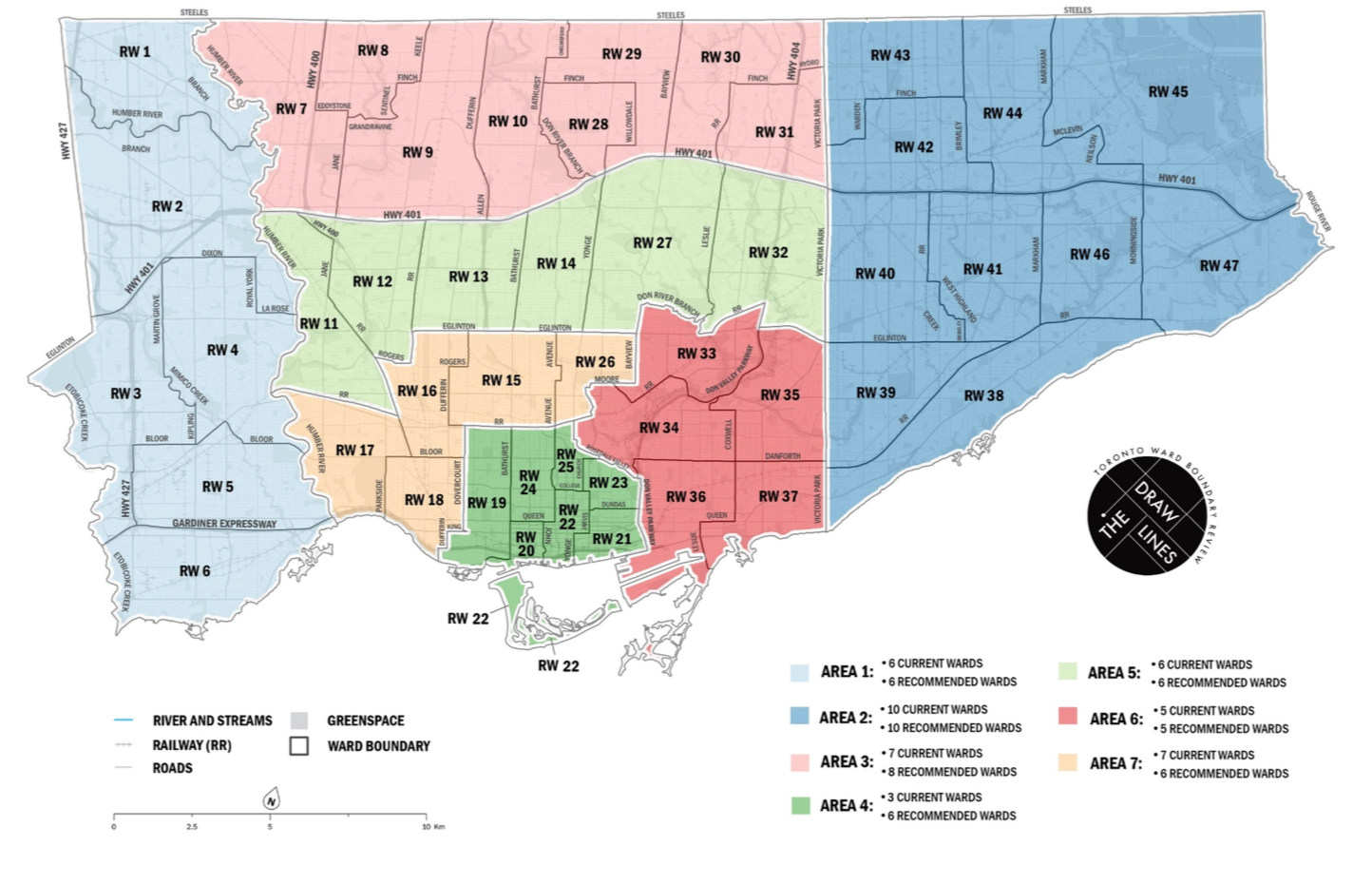 Ward Boundary Review 47 Constituencies Recommended UrbanToronto Ward Boundary Review 47 Constituencies Recommended UrbanToronto