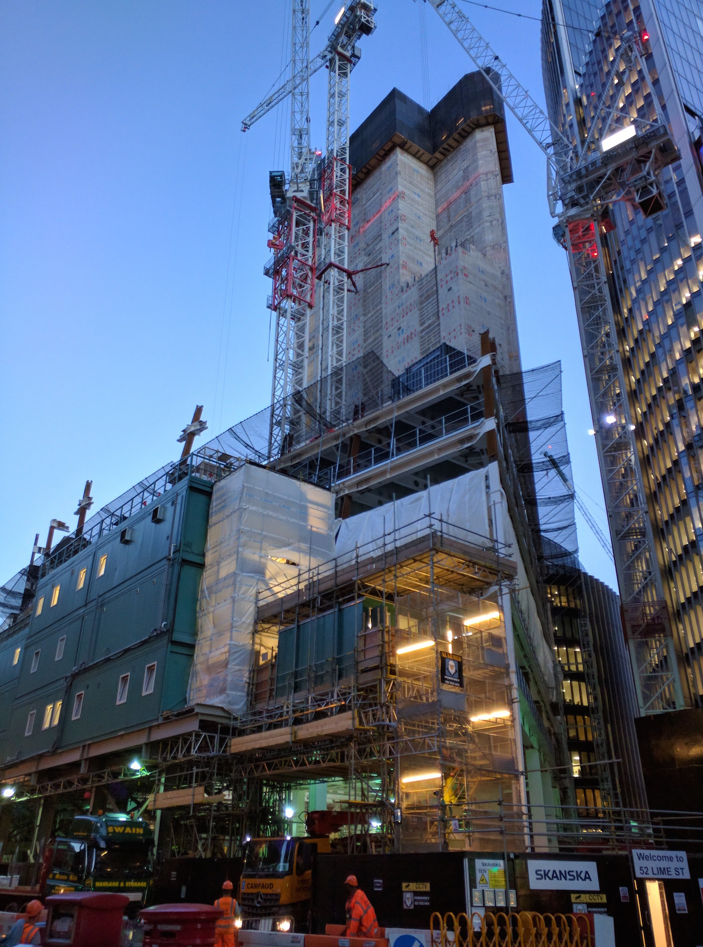 Tower Floors for London's Scalpel Under Construction | SkyriseCities