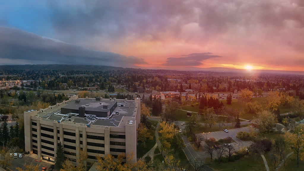 Fall Sunrise Over Calgary | SkyriseCalgary
