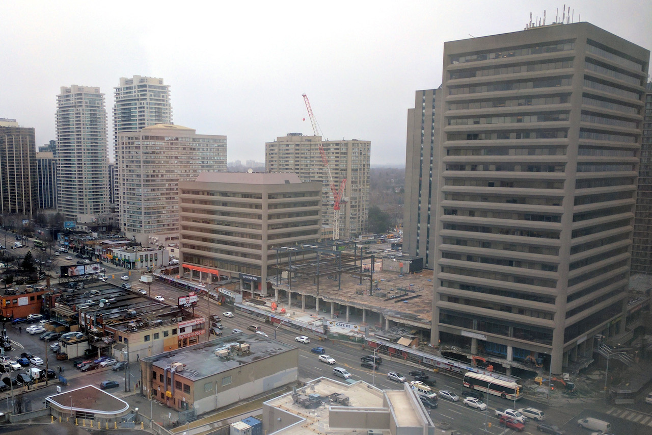Yonge Sheppard Centre Rebuild Ongoing, Rental Tower Rejigged | UrbanToronto