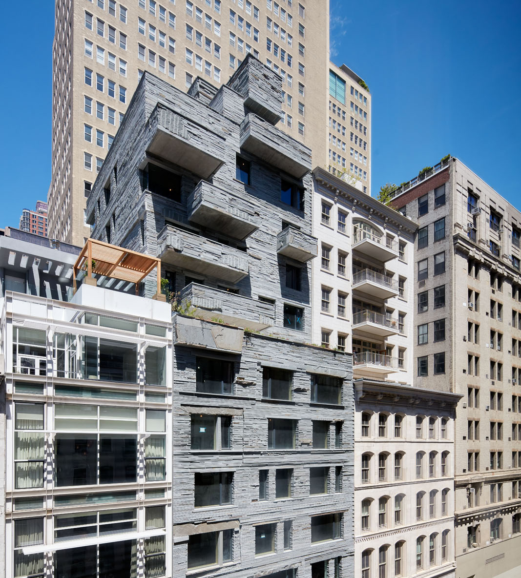 Bluestone Exterior of 12 Warren a Throwback to Historic Facades ...