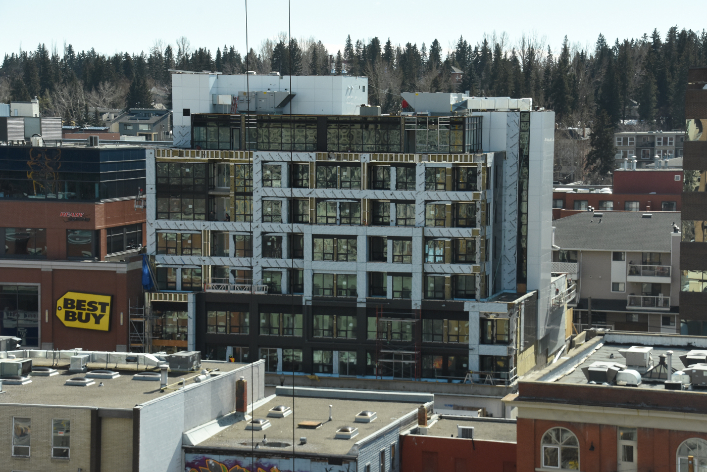 Facade Comes Together at Ventus Block | SkyriseCalgary
