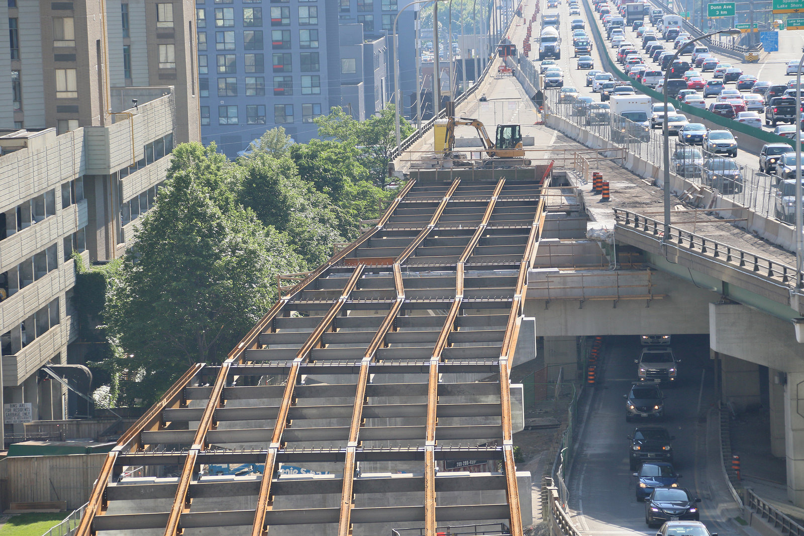 New Gardiner Off-Ramp Takes Shape Following Teardown | UrbanToronto