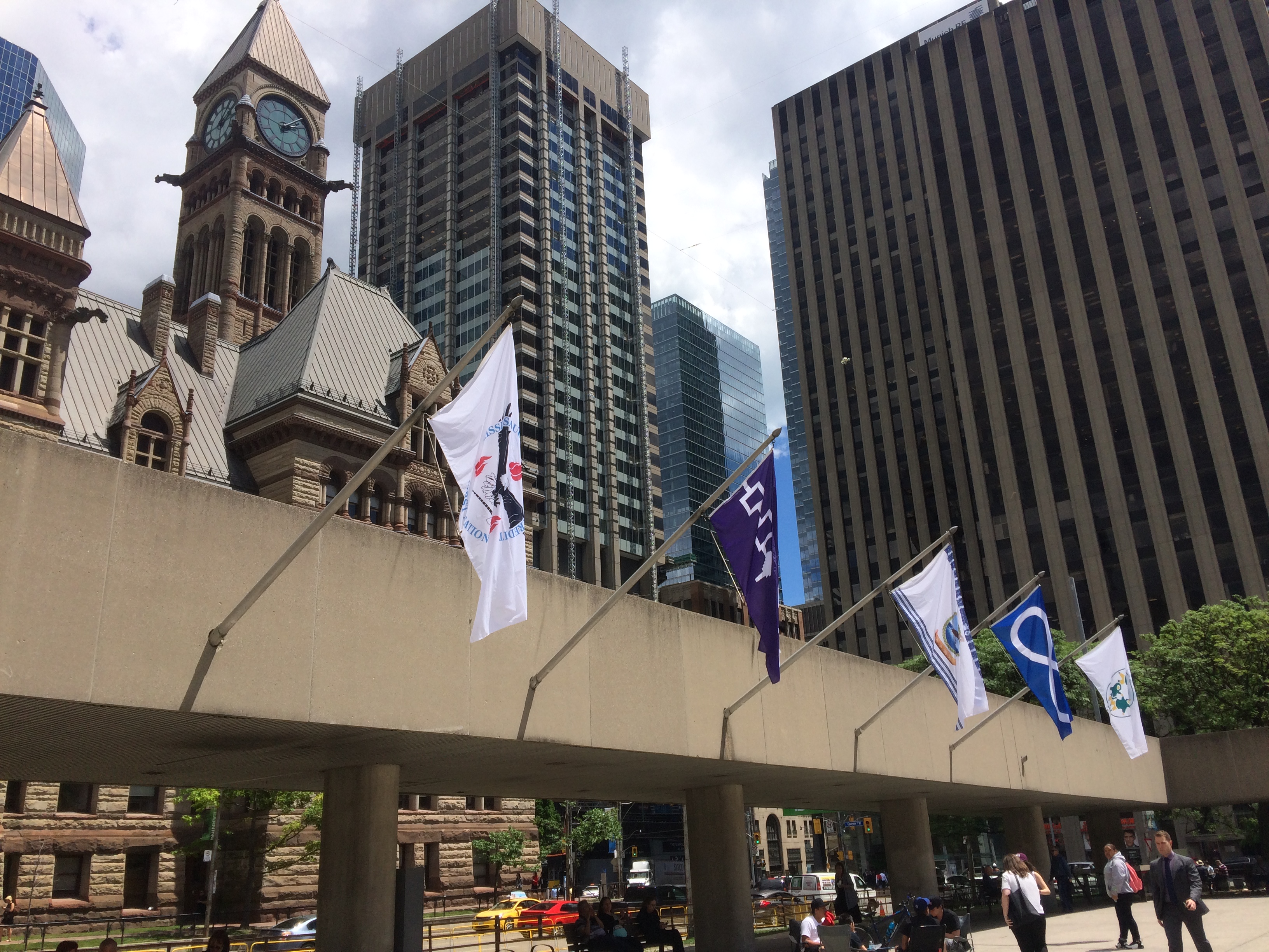Five New Flags Flying at City Hall Honour First Nations | UrbanToronto