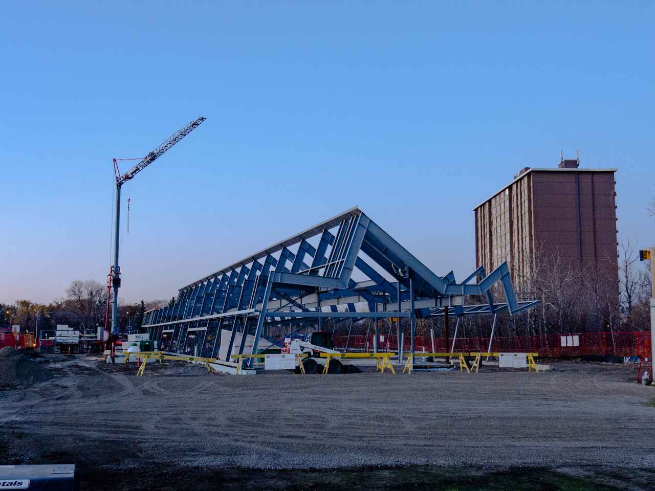 Steel Frame Erected, Wood Installation Begins at EPL Capilano Branch ...