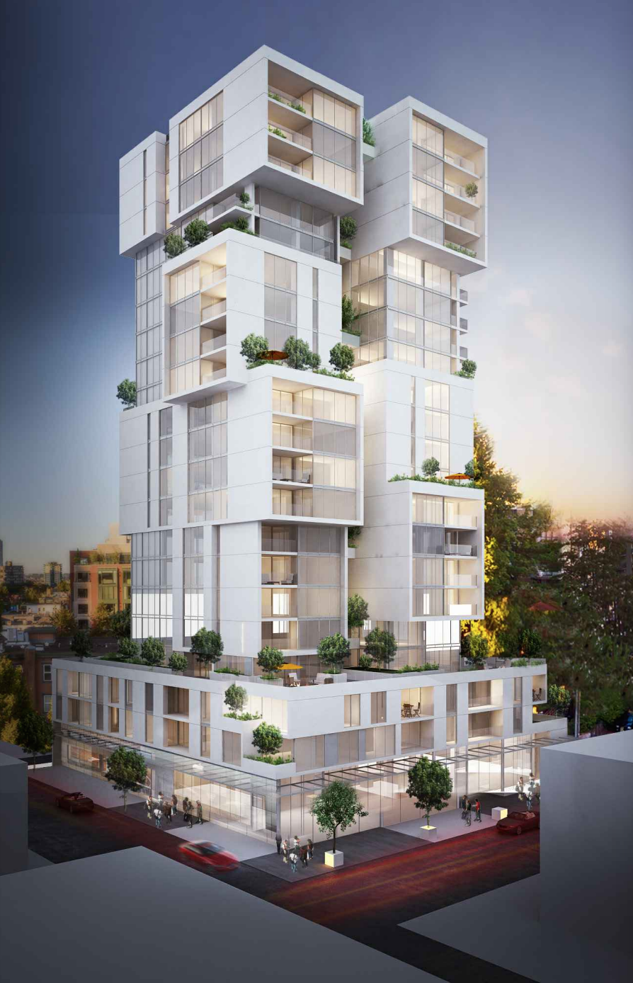 Rafii Architects Designs 21-Storey Tower for 1810 Alberni Street ...