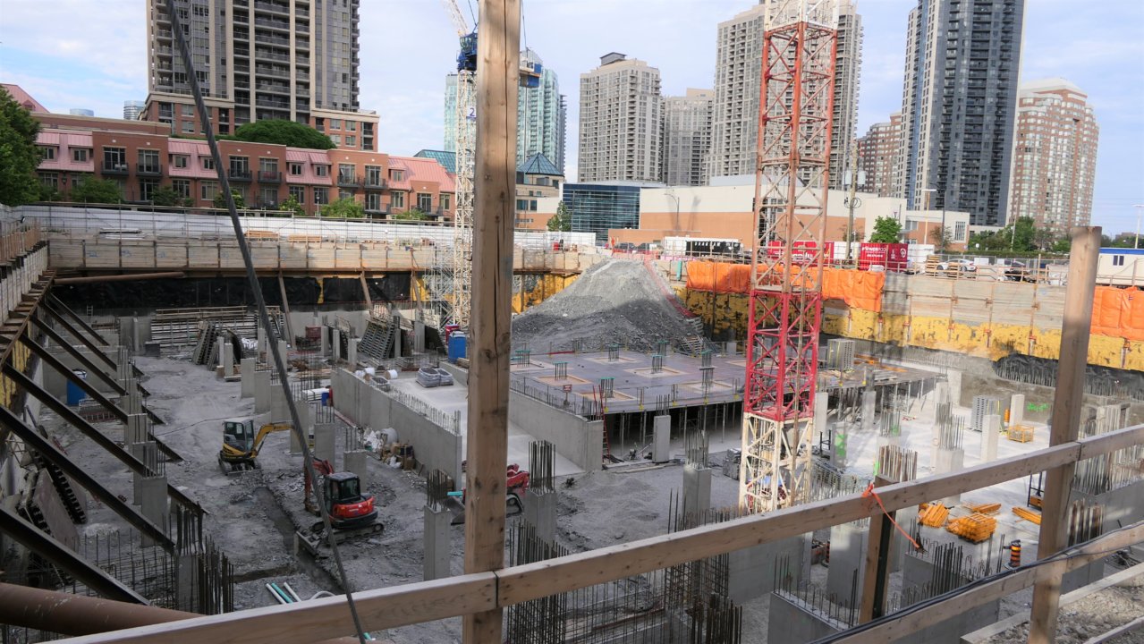 Below Grade Forming Progressing for Daniels' Wesley Tower | UrbanToronto