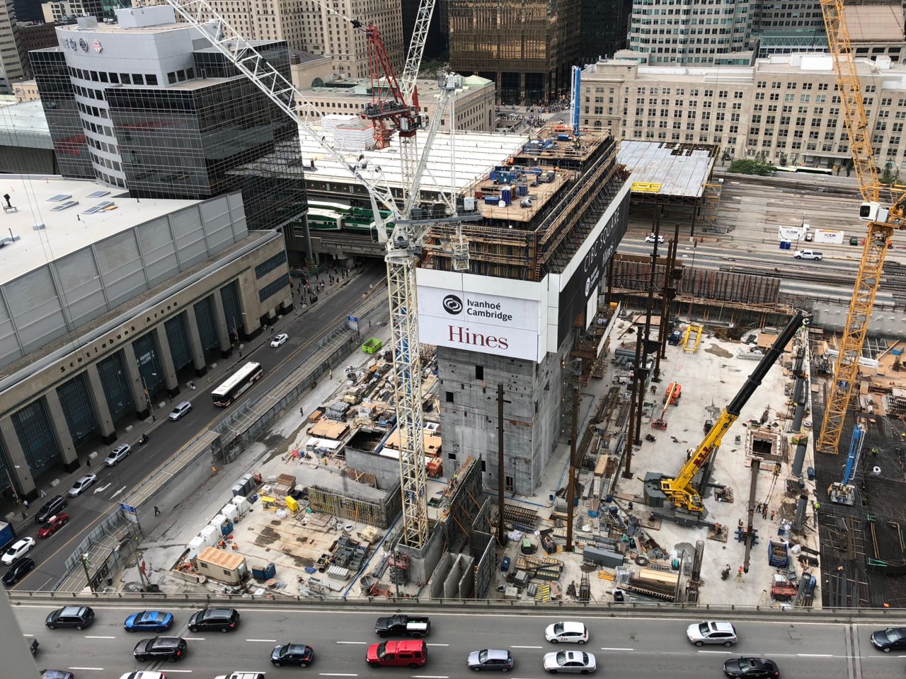 Structural Steel Starting To Rise At Cibc Square South Tower Urbantoronto