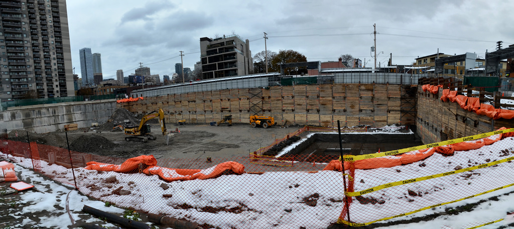 Excavation Wraps Up, Raft Ramps Up at AYC Condos | UrbanToronto
