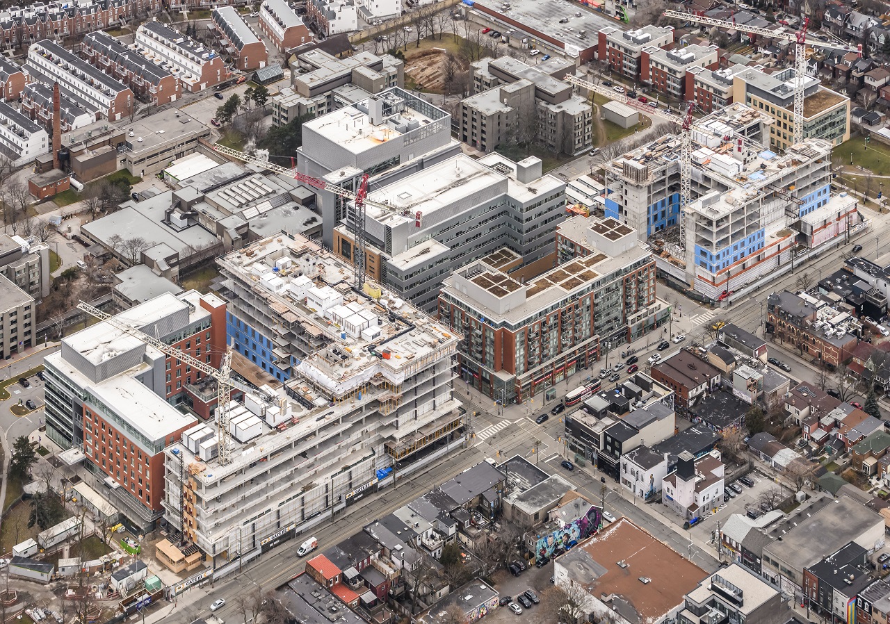 New CAMH Buildings Top Out at Queen and Ossington | UrbanToronto