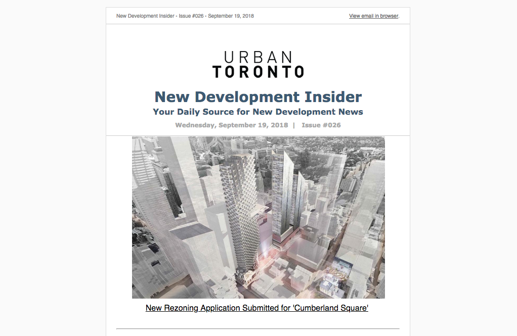 Get the Scoop on the Latest Project Proposals with UrbanToronto's New ...