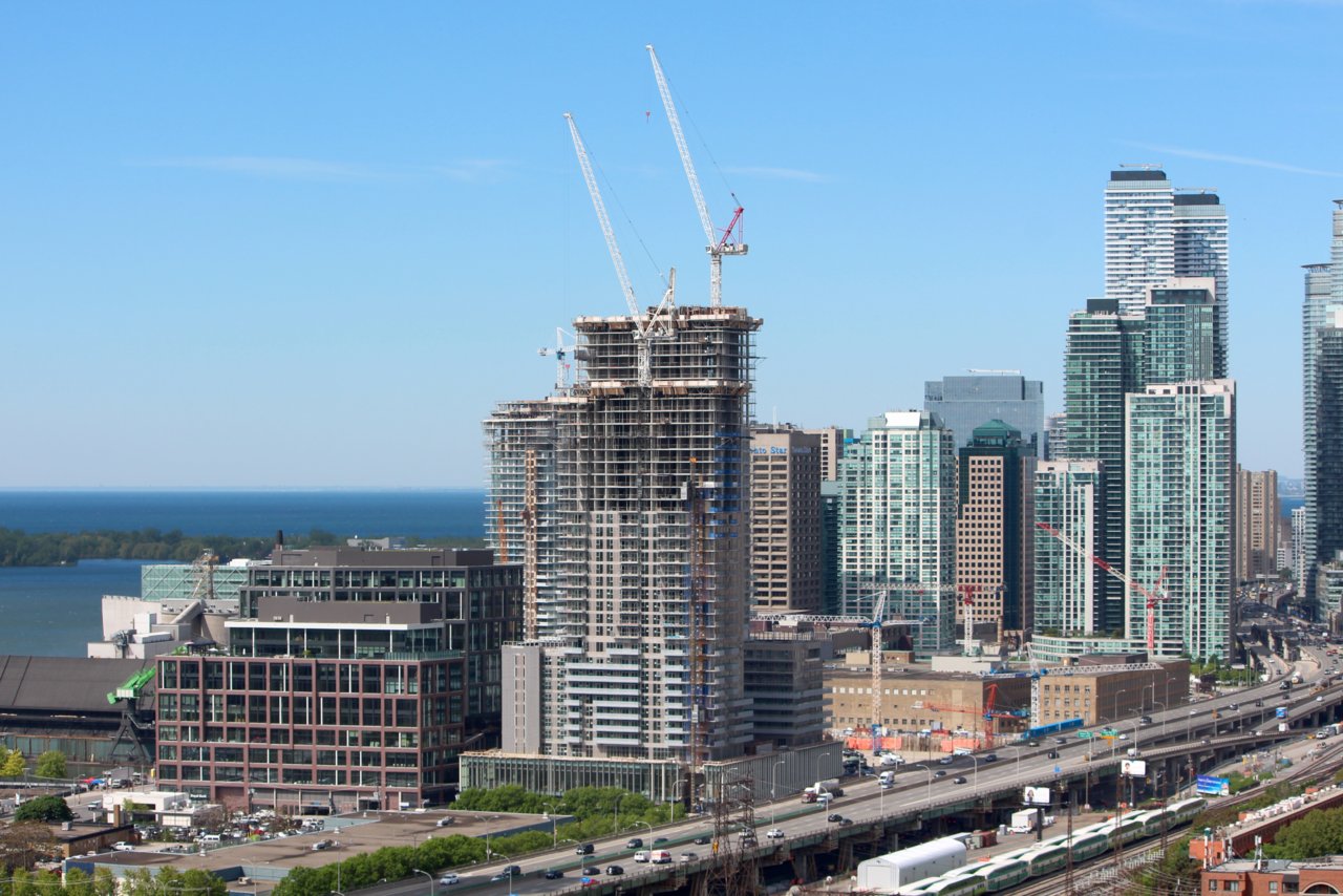 Lighthouse Towers Rising Tall at Daniels Waterfront Site | UrbanToronto