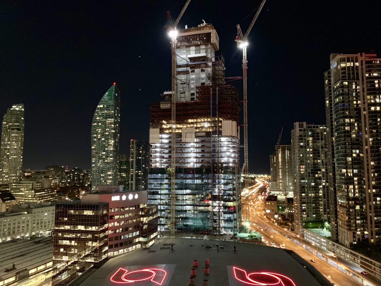 Glowing Night View Of Cibc Square Urbantoronto