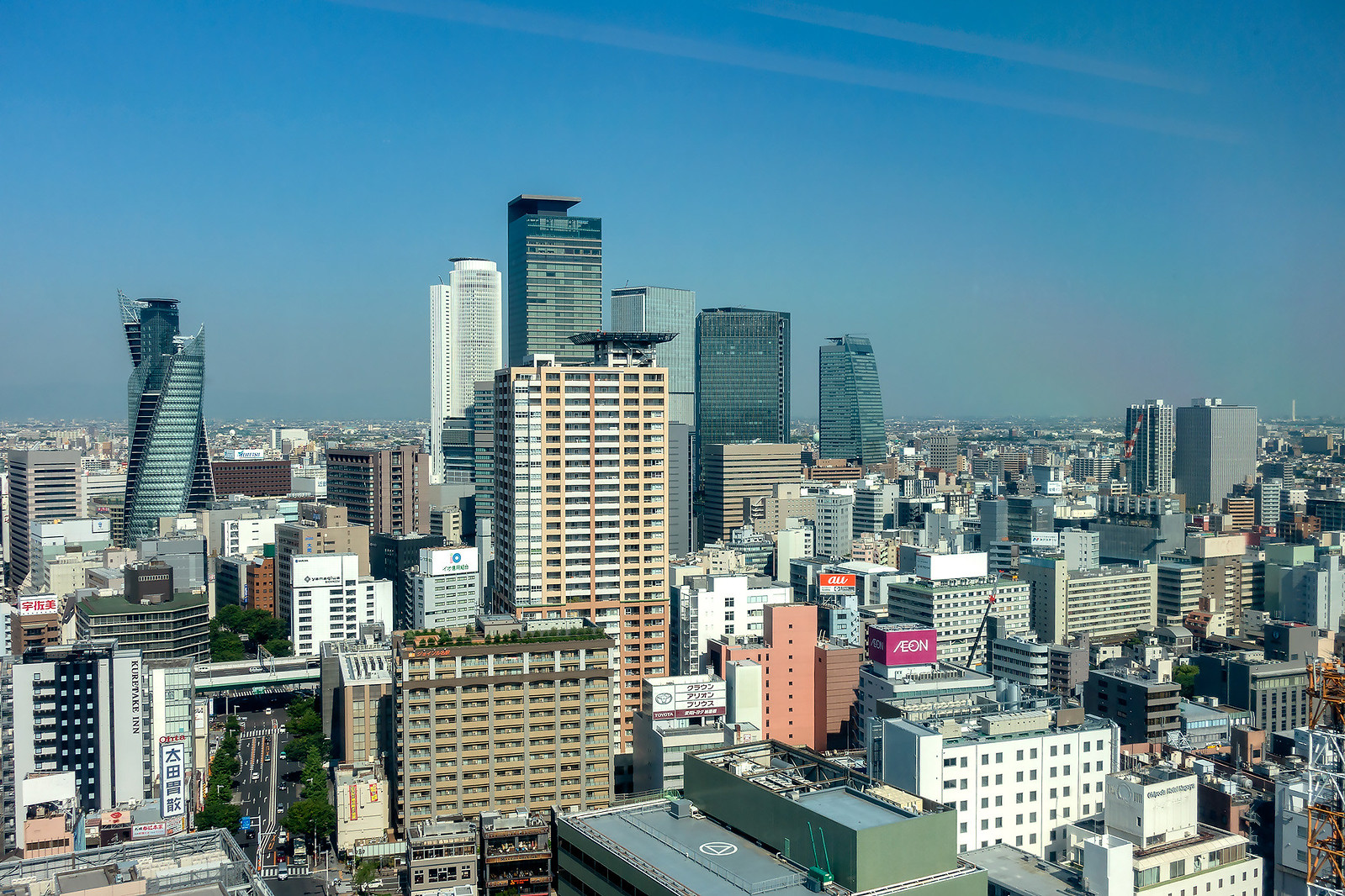 Highrise Density in Nagoya | SkyriseCities