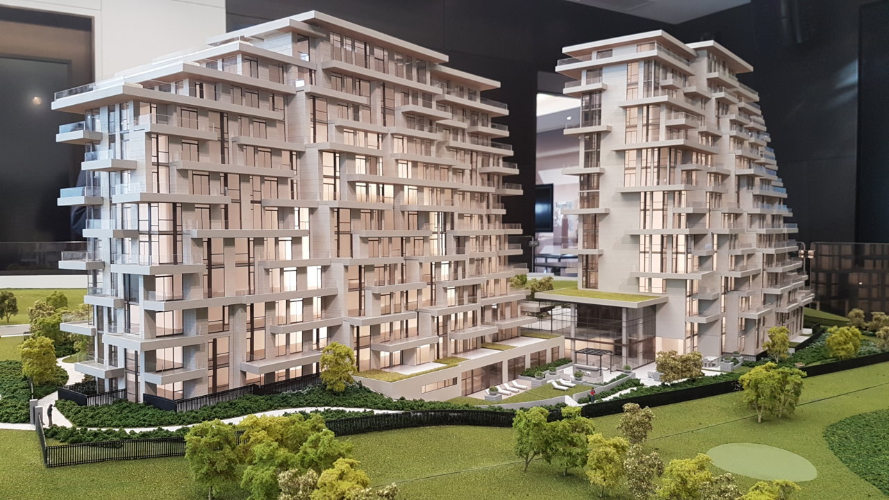 Scale Model of Tridel's Royal Bayview Emphasizes its Resort-Like ...