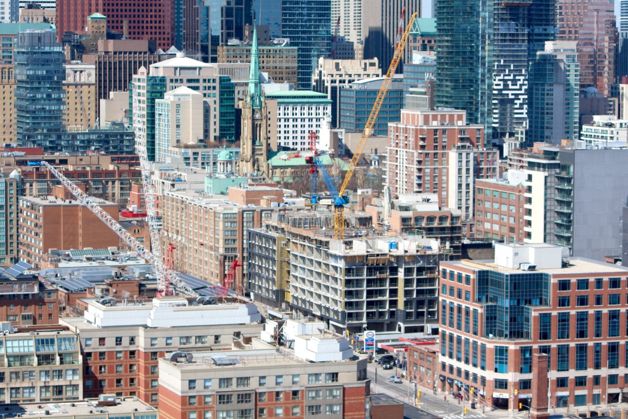 Cranes at Sherbourne and Front | UrbanToronto